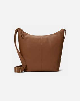 Timberland Lederschultertasche f&uuml;r Damen in Braun, Damen, Braun