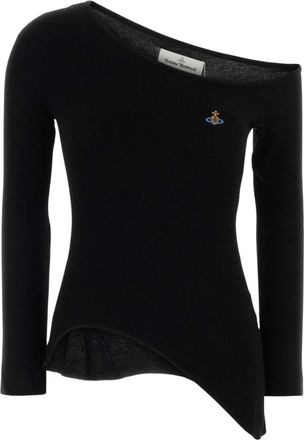 Vivienne Westwood Langarm Orgy Shoulder T-Shirt - - Tops - Damen - Schwarzk - L