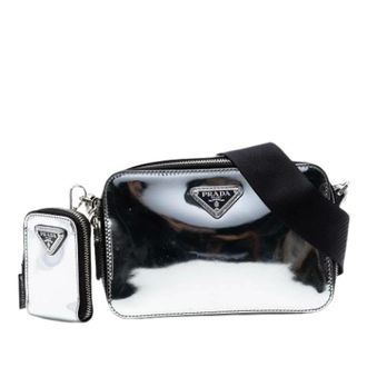 Prada Sac bandouli&egrave;re vintage doccasion - Femme - Pre-owned - Gris - Taille: ONE Size