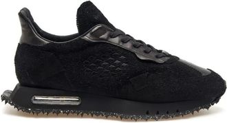 Bepositive Low-Top Sneaker - Space Race Wing - Hairy Black - Gr. 40 (EU) - in Schwarz - f&uuml;r Damen