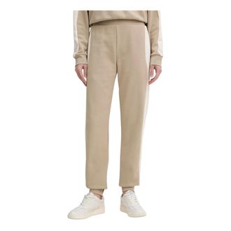 A|X Armani Exchange Logo-bestickte Seitenstreifen-Jogginghose - - Trousers - Damen - Beige - S