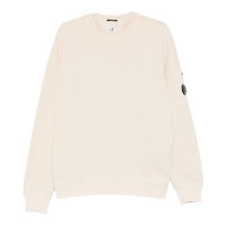 C.P. Company C.p. Company, Herren, Sweatshirts & Hoodies, Wei&szlig;, LGr&ouml;&szlig;e