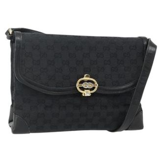Gucci Sac bandouli&egrave;re vintage Pre-owned - Femme - Pre-owned - Noir - Taille: ONE Size