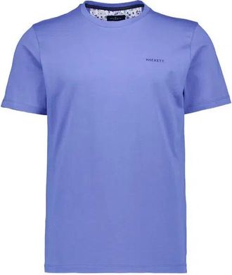 Hackett Herren T-Shirt blau Baumwolle