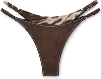 Calzedonia Bikinihose BROWN SUEDE