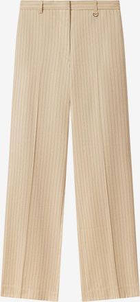 Isabel Marant Pantalon Noanda En Laine - Femme - Beige - Taille34 - Isabel Marant