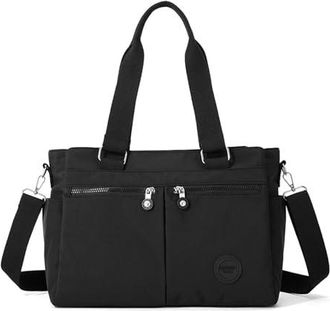 Generic Sacs fourre-tout imperm&eacute;ables en nylon pour femme avec sangle r&eacute;glable, grande capacit&eacute;, sacs &agrave; bandouli&egrave;re pour luniversit&eacute;, l&eacute;cole, le travail, les 