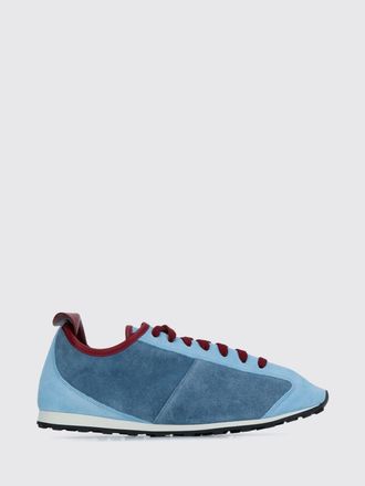 Jacquemus Baskets basses Les Tennis bicolores en cuir et daim avec semelle crant&eacute;e