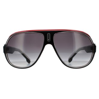 Carrera Lunettes de soleil Carrera Speedway / N T4O 9O Black Crystal Blanc rouge Gray fonc&eacute;