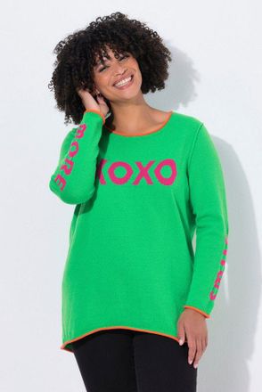 Angel Of Style Strickpullover Pullover Straight Fit Statement offenkantig