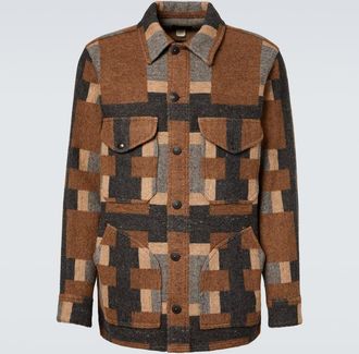 Ralph Lauren Hemdjacke aus einem Wollgemisch