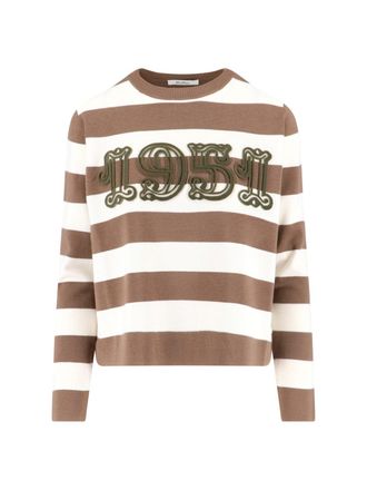 Max Mara Striped Virgin Wool Sweater