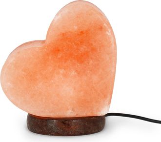 Legami Legami - Salzlampe, Farbtherapie, herzf&ouml;rmig, Lichteffekt, warmwei&szlig;es Licht, 100 Prozent nat&uuml;rliches Himalayasalz, Salt Range Pakistan, 11 x 12 x 7.5 