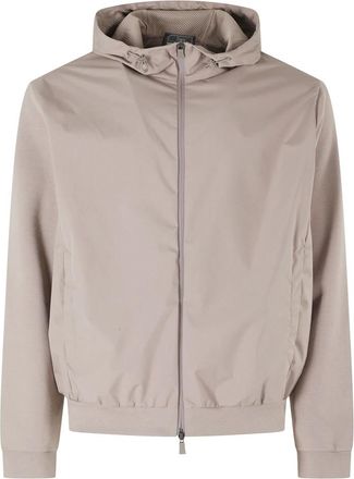 Herno Homme, Vestes, Brun, Taille: XL Retro Felpa Jacket