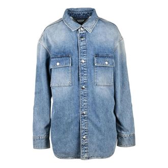 Bottega Veneta Gerades Denimhemd - - Blouses & Shirts - Damen - Blau - S