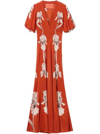 La DoubleJ robe mi-longue Marlene - Orange