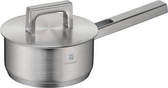 WMF Ultimate Cool Stielkasserolle 16cm mit Deckel, Kochtopf klein 1,4l, Milchtopf Induktion, Cromargan Edelstahl matt, unbeschichtet, Induktions Topf mit 