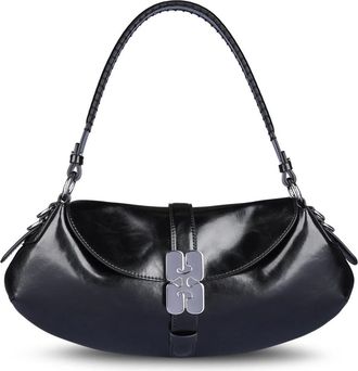 Ganni Femme, Sacs, Noir, Taille: ONE Size Kat Baguette