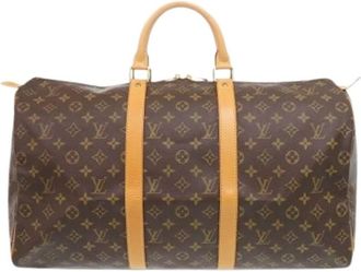 Louis Vuitton unisex, Pre-owned, Brun, Taille: ONE Size Pre-owned Keepall 50