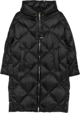Max Mara Trefe Daunenjacke - - Coats - Damen - Schwarzk - 4XS