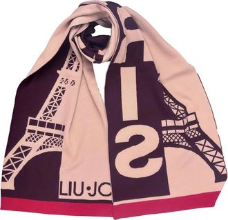 Liu Jo Femme, Accessoires, Multicolore, Taille: ONE Size Scarf with Eiffel Tower