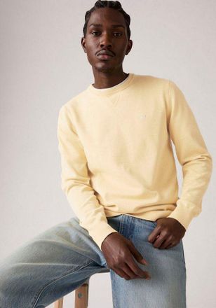 Levi's Rundhalspullover LIGHTWEIGHT HM SWEATER Feingerippte Abschl&uuml;sse