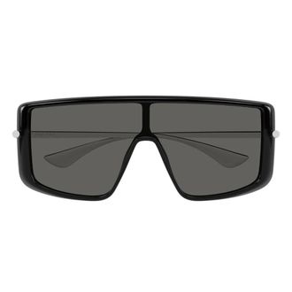 Alexander McQueen T-Bar Visor Sonnenbrille - - Accessories - Damen - Schwarzk - ONE SIZE