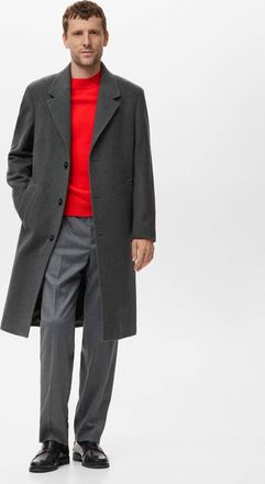 Mango Langer Wollmantel grau - Herren - XL - MANGO MAN