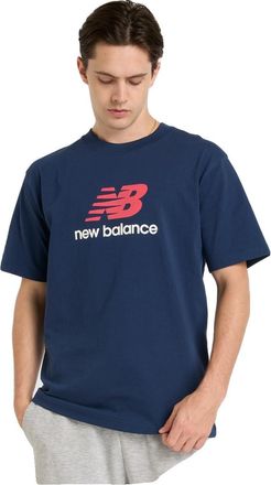 New Balance Athletics Logo T-Shirt Herren - Ash HEATHERtg. Large Ahh - Ash Heather Large, Nny - Nb Navy, Medium