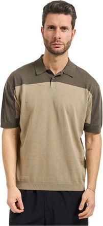 A|X Armani Exchange Homme, Tops, Multicolore, Taille: XL Polo en maille de lin et coton