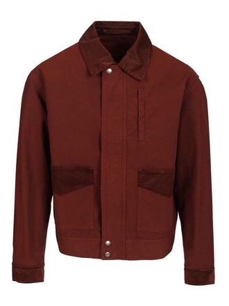 Dries Van Noten Veste Casual - Rouge Brun
