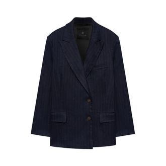 Anine Bing Femme, Vestes, Bleu, Taille: 40 FR Aretha Blazer