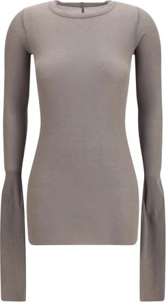 Rick Owens Langarm-Oberteil - - Knitwear - Damen - Grau - M