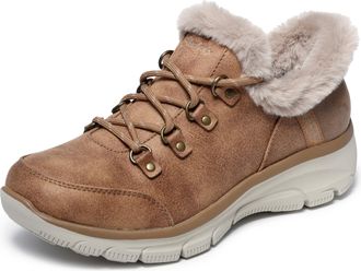 Skechers Easy Going Damen Slip-Ins f&uuml;r Herbstabenteuer, freih&auml;ndig, Hellbraun, 39 EU