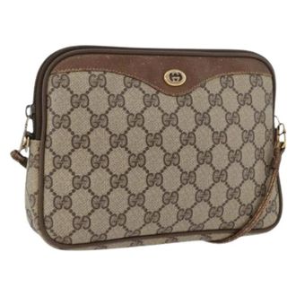 Gucci Sac bandouli&egrave;re vintage Pre-owned - Femme - Pre-owned - Beige - Taille: ONE Size