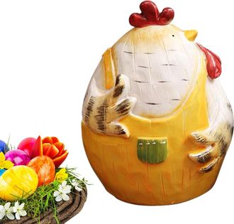 Generic H&uuml;hnchen-Statue f&uuml;r Innen - Osterh&uuml;hner Figuren Dekoration f&uuml;r Ostern,Kleine Hen Schreibtisch Statue - F&uuml;r Innenraum, Wohnzimmer, Schreibtisch, B&uuml;cher