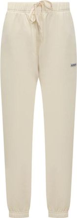 Autry Femme, Pantalons, Beige, Taille: 44 FR Cotton Pantalons de surv&ecirc;tement