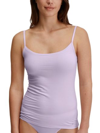 CALIDA Natural Comfort Spaghetti-Top Damen, aus hochwertiger Baumwolle, verstellbare Träger