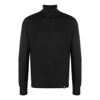 Fay Schwarzer Rollkragenpullover - - Knitwear - Herren - Schwarzk - 2XL