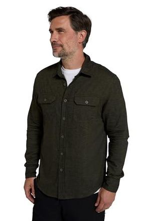 Mountain Warehouse Chemise Trace &agrave; Manches Longues et en Flanelle - Homme Vert XXL