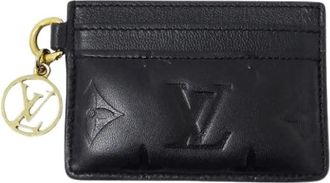 Louis Vuitton Pre-owned Monogram Card Case - Femme - Pre-owned - Noir - Taille: ONE Size