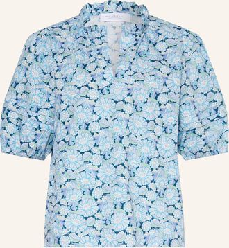 Rich & Royal Blusenshirt Mit 3/4-Arm Und R&uuml;schen blau