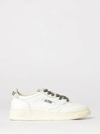 Autry Baskets Medalist Low en cuir bicolore avec bout perfor&eacute;