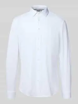 Jake*s Slim Fit Business-Hemd mit Kentkragen