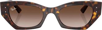 Ray-Ban unisex, Accessoires, Brun, Taille: 52 MM Lunettes de soleil Zena