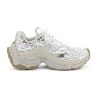 Ash Ash, Femme, Chaussures, Gris, Taille: 37 EU Baskets Argent Dragon Trainers &agrave; lacets