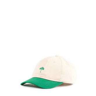 H&eacute;las. Casquette bi-colore &agrave; logo brod&eacute; en coton