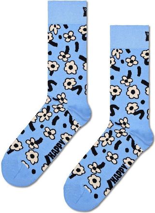 Happy Socks DANCING FLOWER SOCK (DE/NL/SE/PL, Numerisch, 41, 46, Regular, Regular, MEHRFARBIG)