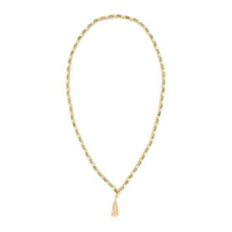 Alanui Verzierte geh&auml;kelte Halskette - - Accessories - Damen - Gelb - ONE SIZE