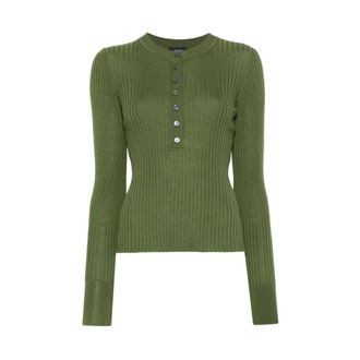 SOEUR Soeur, Femme, Pulls, Vert, Taille: 36 FR Buffalo Pullover